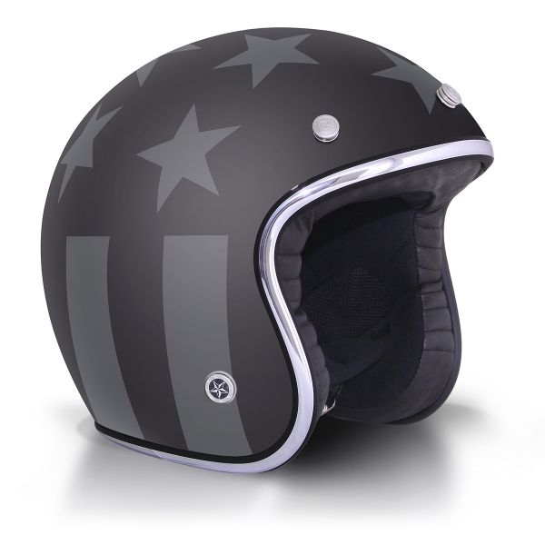 Casque Jet GPA Carbon Solar América Noir mat - GPA / Casques / Jet