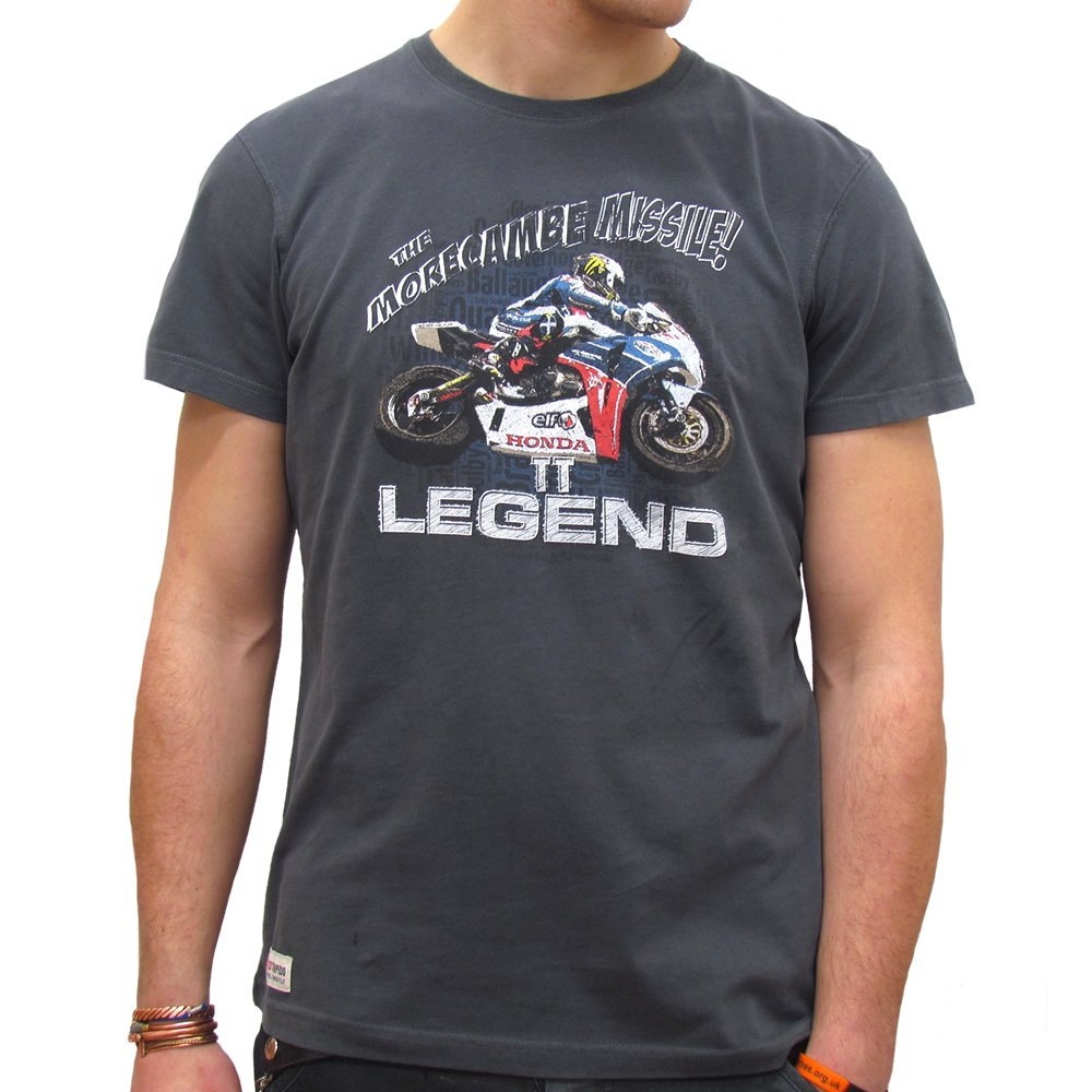 Tee-Shirt Red Torpedo Honda TT Legends Gris - Red Torpedo / Tee-shirt ...